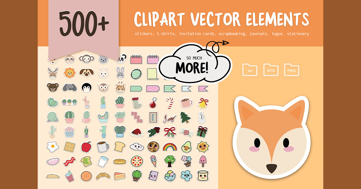 Clipart Vector Elements Bundle Bundle · Creative Fabrica