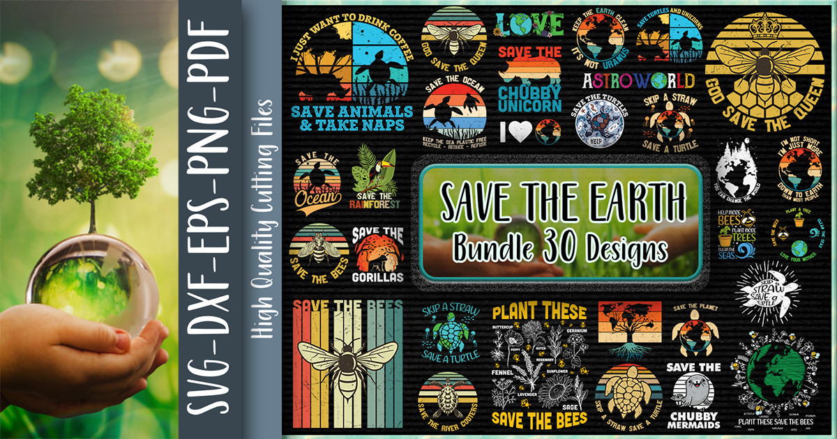 Save the Earth Bundle Bundle · Creative Fabrica