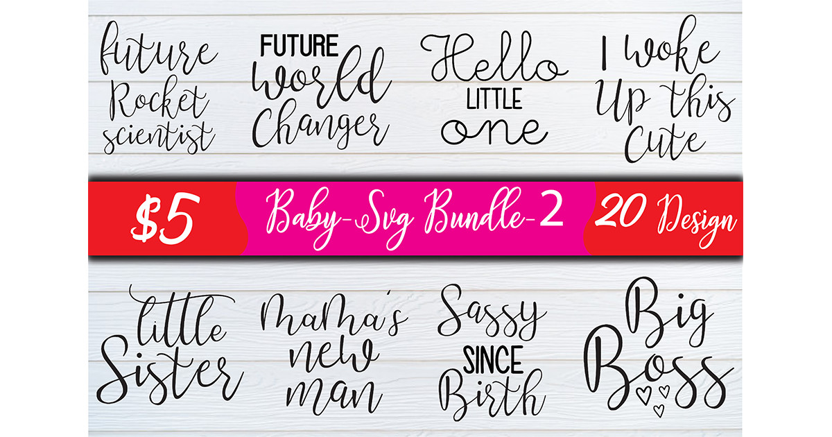 Baby SVG Bundle 2 Bundle · Creative Fabrica