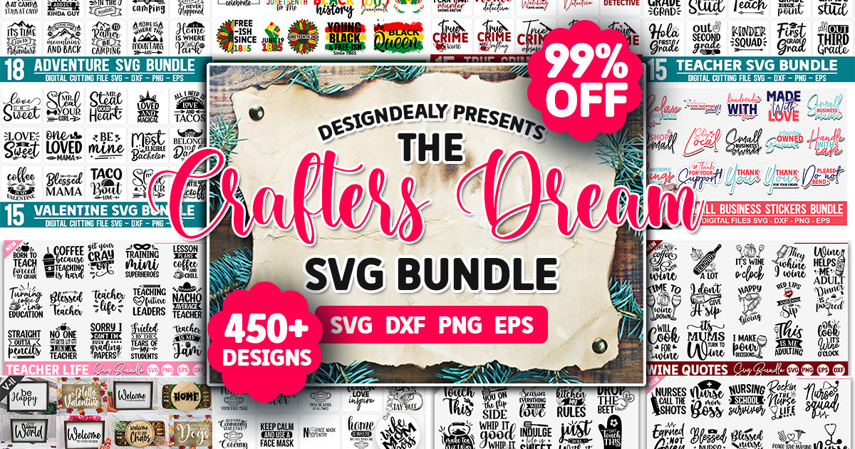 The Crafters Dream SVG Bundle Bundle · Creative Fabrica