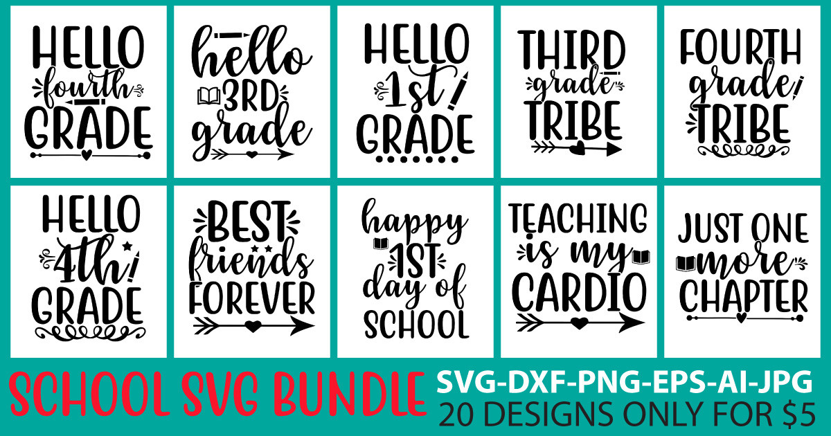School SVG Bundle Bundle · Creative Fabrica