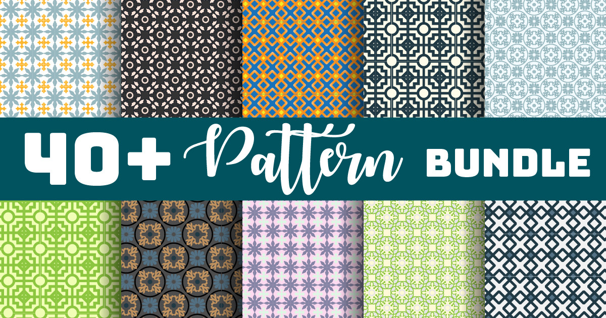 Mega Pattern Bundle Bundle · Creative Fabrica