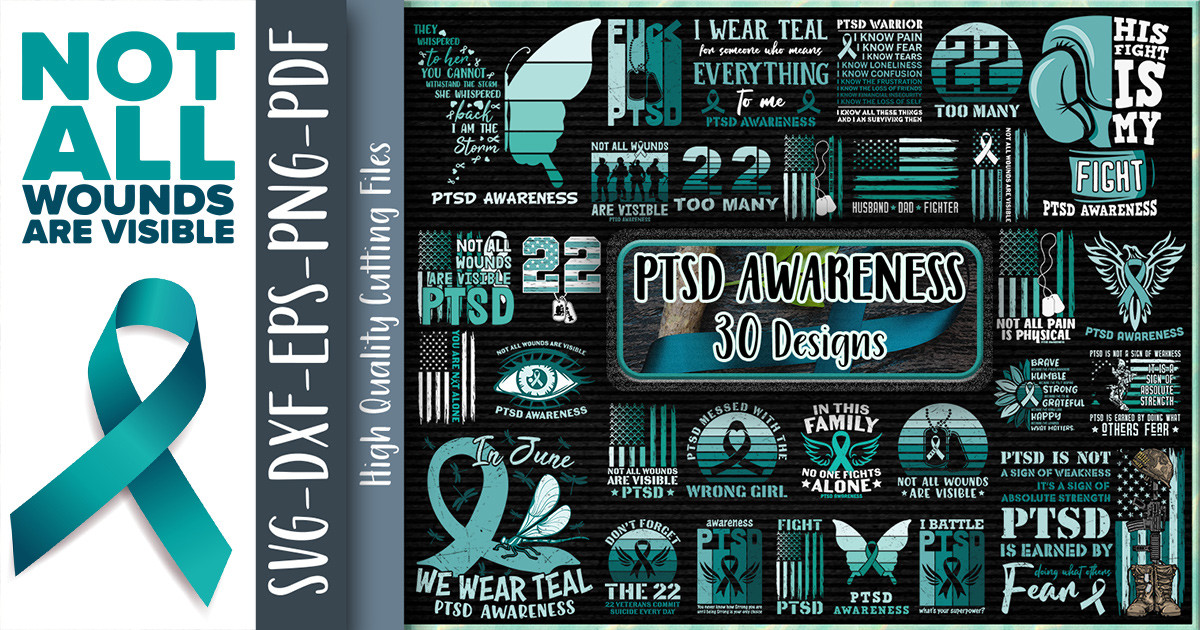 PTSD Awareness Bundle Bundle · Creative Fabrica