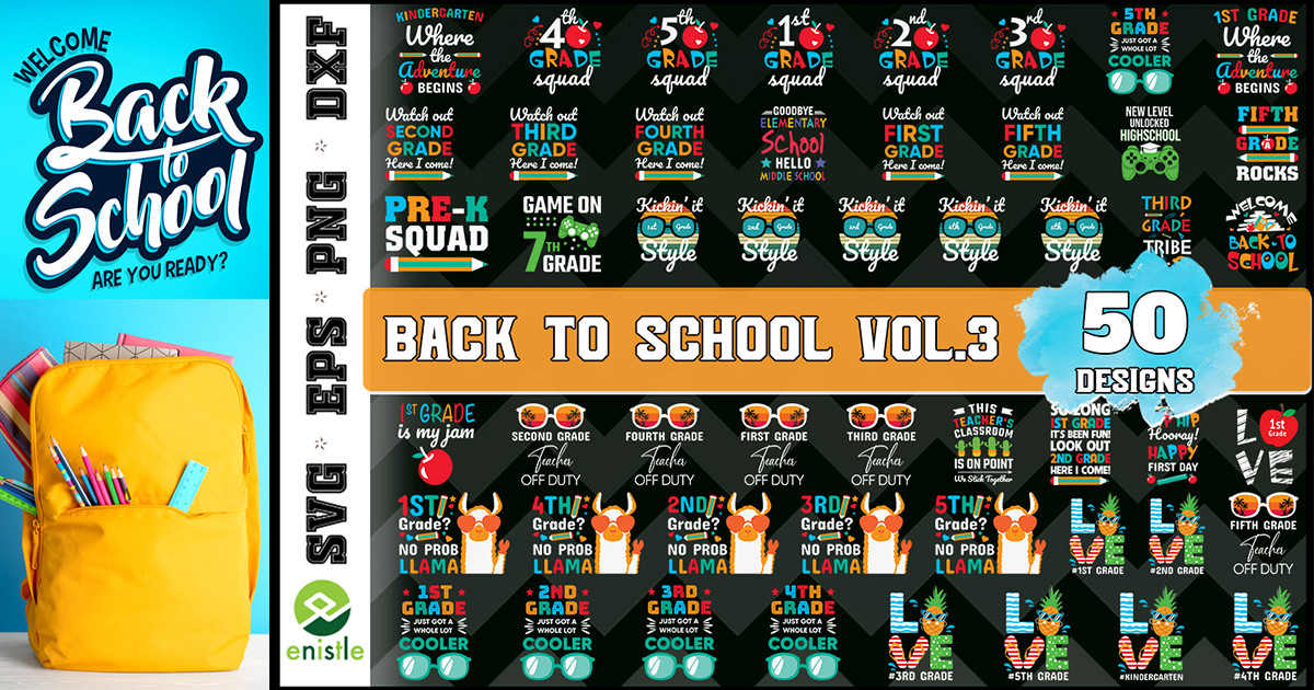 Back to School Bundle Vol.3 Bundle · Creative Fabrica