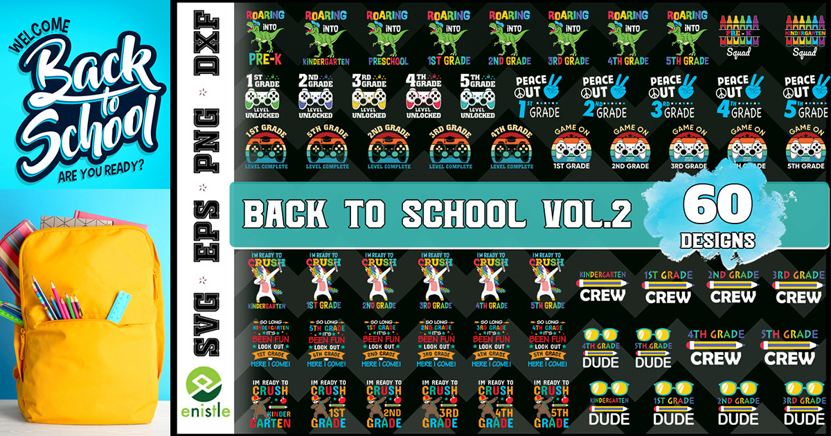 Back to School Bundle Vol. 2 Bundle · Creative Fabrica