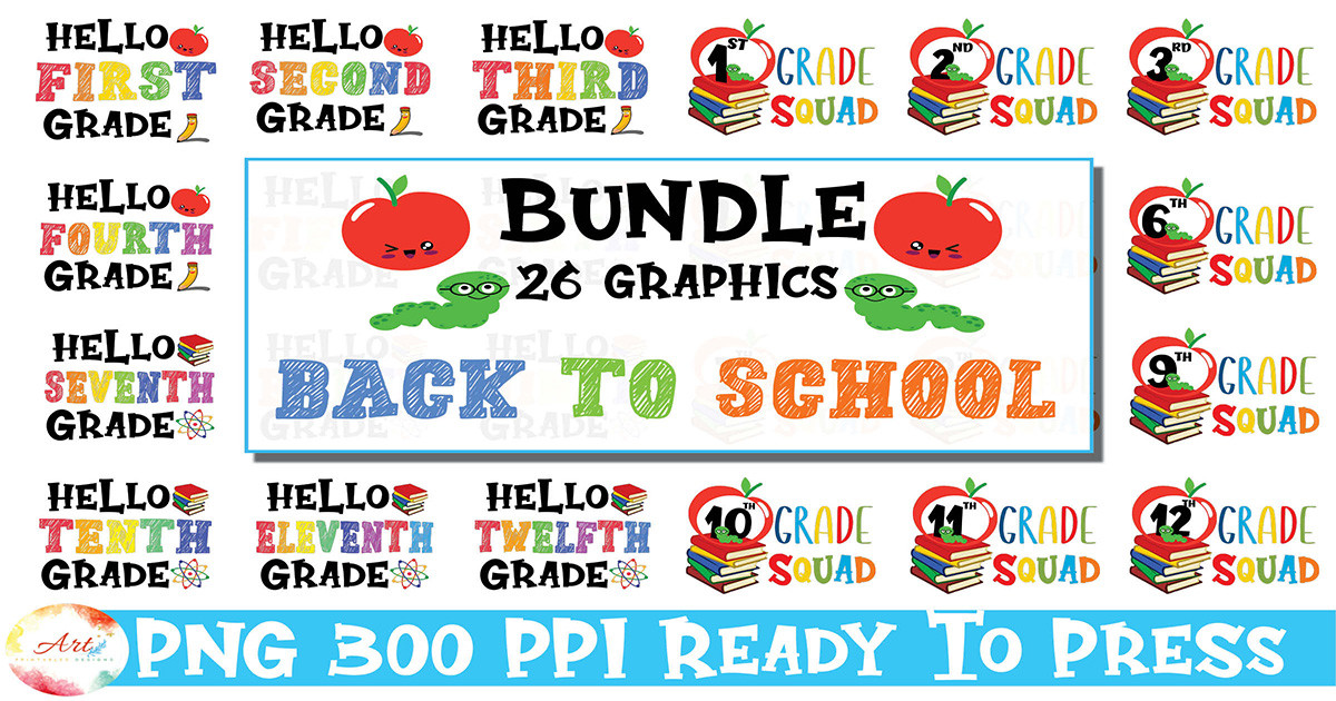 Hello Back to School Classroom Bundle Bundle · Creative Fabrica