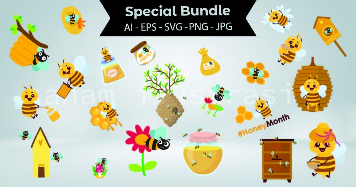 Bee Activity Bundle Bundle · Creative Fabrica