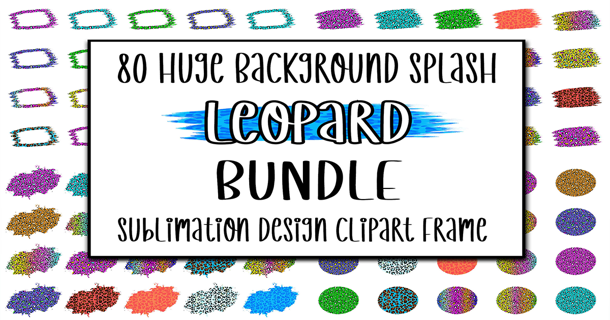 Splash Background Frame Bundle Bundle · Creative Fabrica