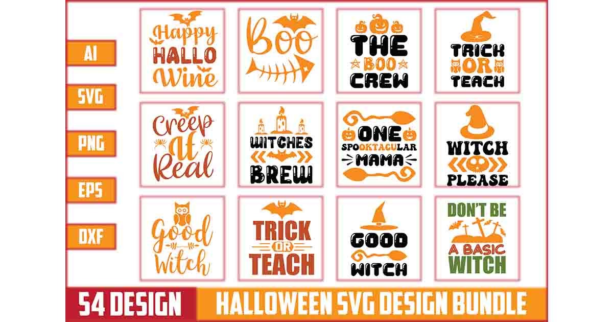 Halloween SVG Design Bundle Bundle · Creative Fabrica