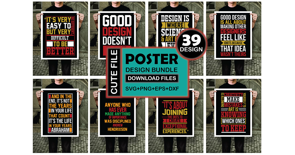 Poster Design Bundle Bundle · Creative Fabrica