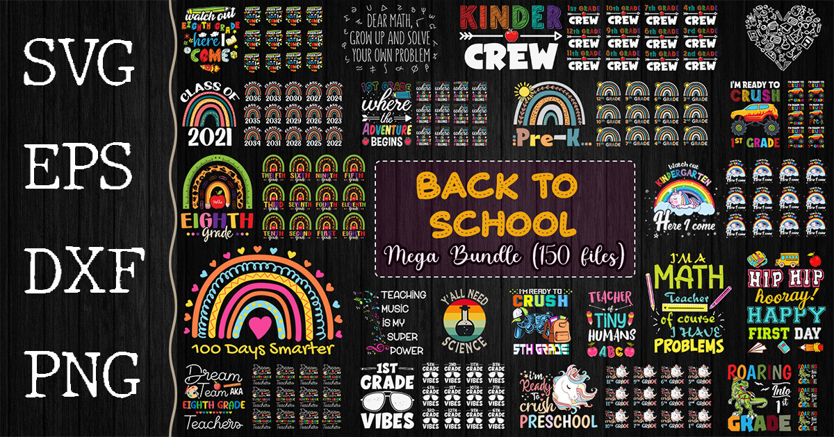 Back to School Mega Bundle Bundle · Creative Fabrica