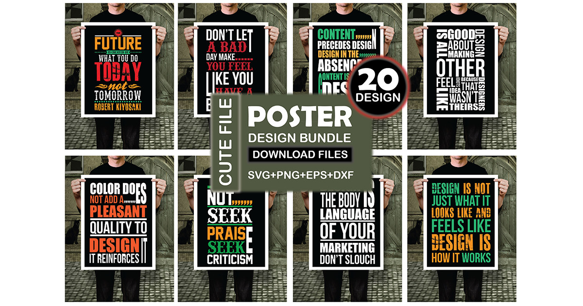 Poster Design Bundle Bundle · Creative Fabrica