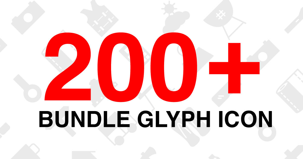 Glyph Icon Bundle Bundle · Creative Fabrica