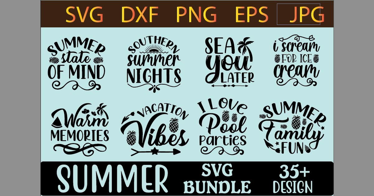 Summer SVG Bundle Bundle · Creative Fabrica