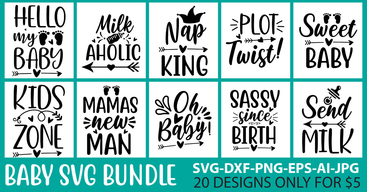 Baby T-Shirt Design Bundle Bundle · Creative Fabrica