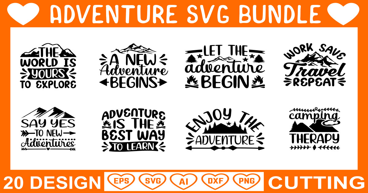 Adventure SVG Bundle Bundle · Creative Fabrica