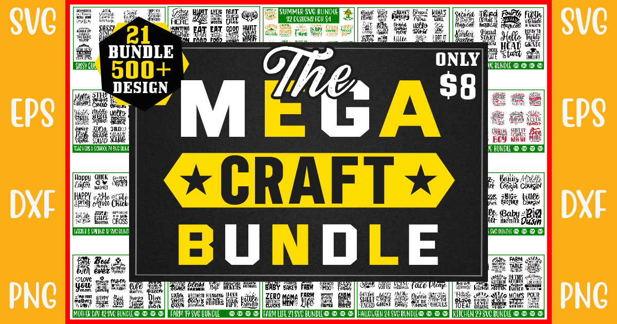The Mega Craft Bundle Bundle Creative Fabrica