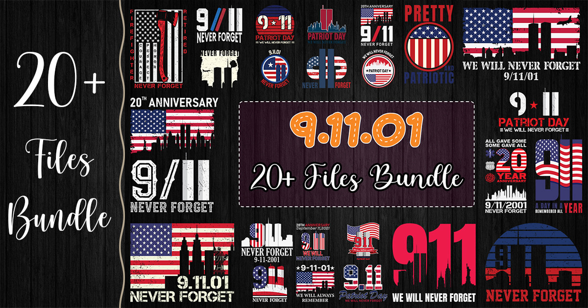 9.11.01 Patriot Day Bundle Bundle · Creative Fabrica