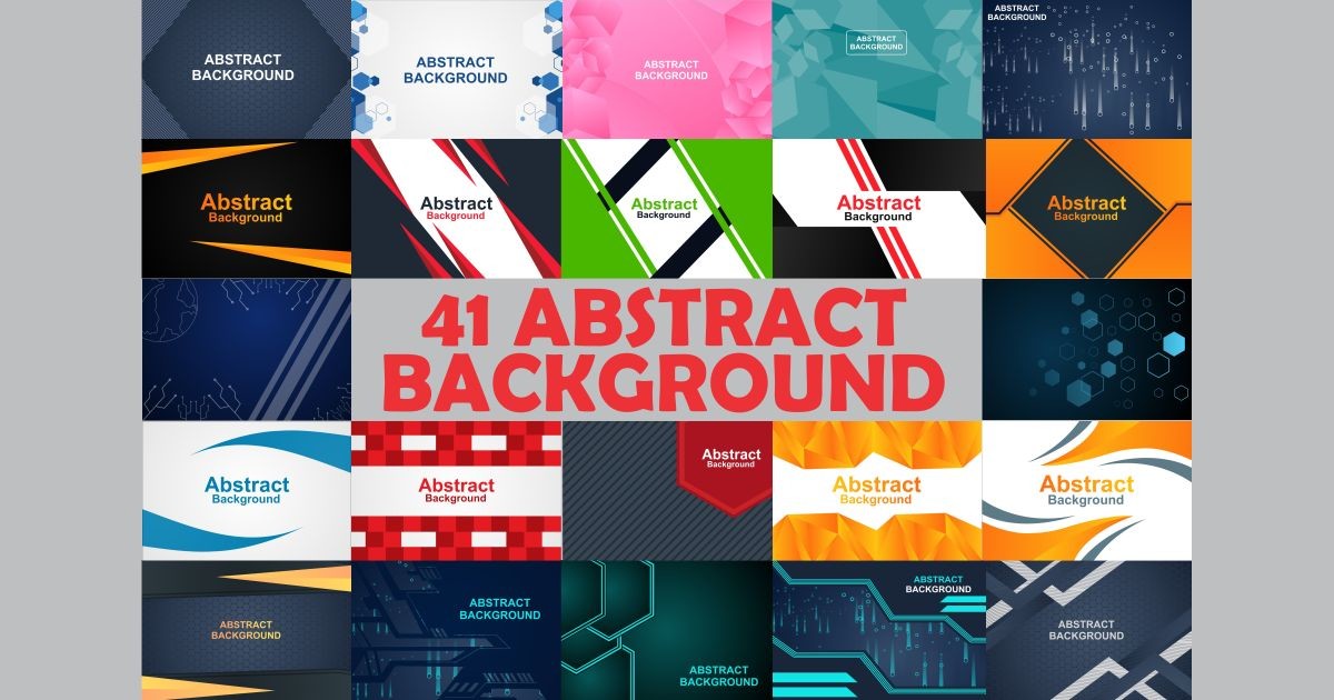 Abstract Background Bundle Bundle · Creative Fabrica
