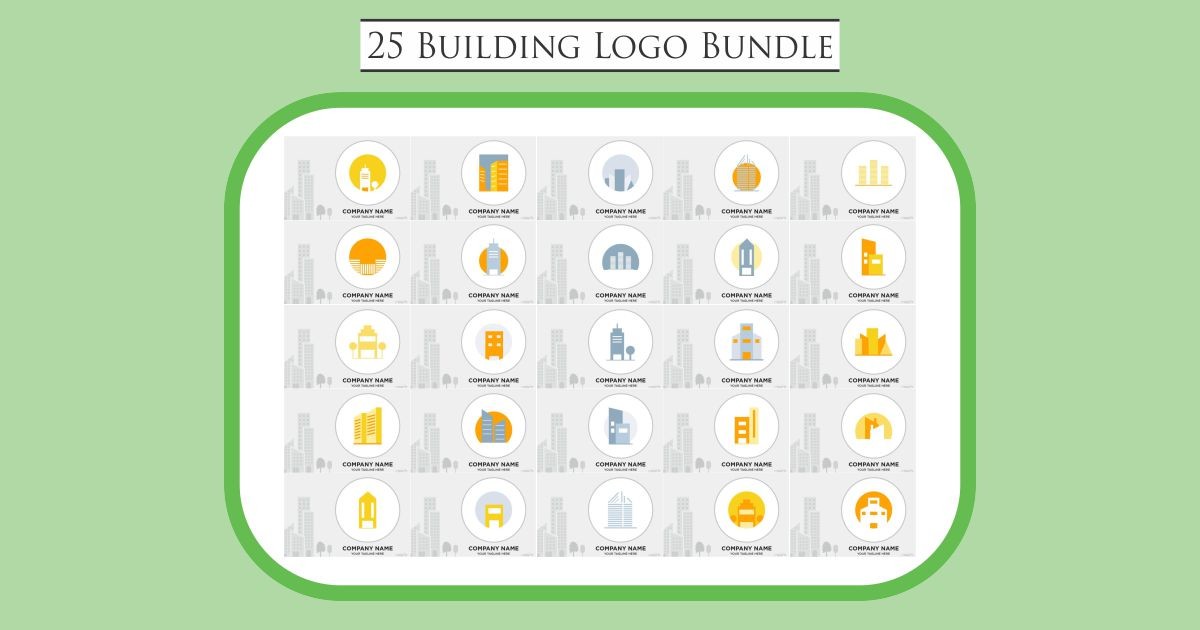 Building Logo Bundle Bundle · Creative Fabrica