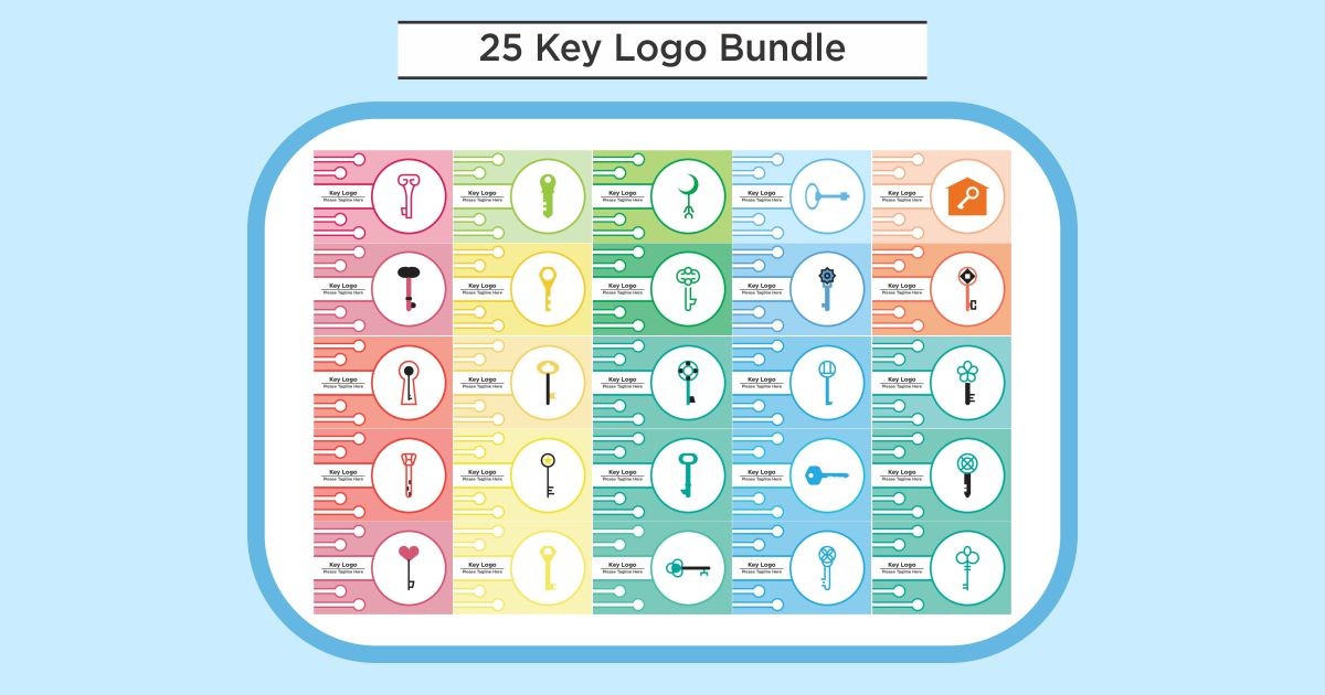 Key Logo Bundle Bundle · Creative Fabrica