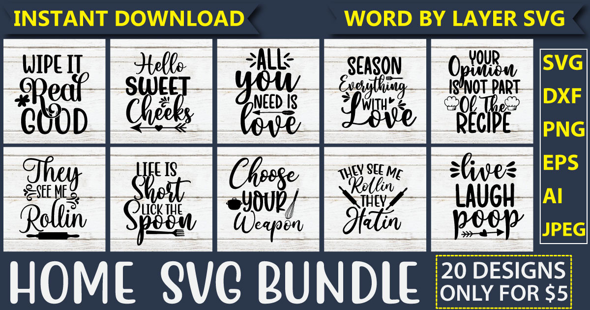 Home SVG Bundle Bundle · Creative Fabrica