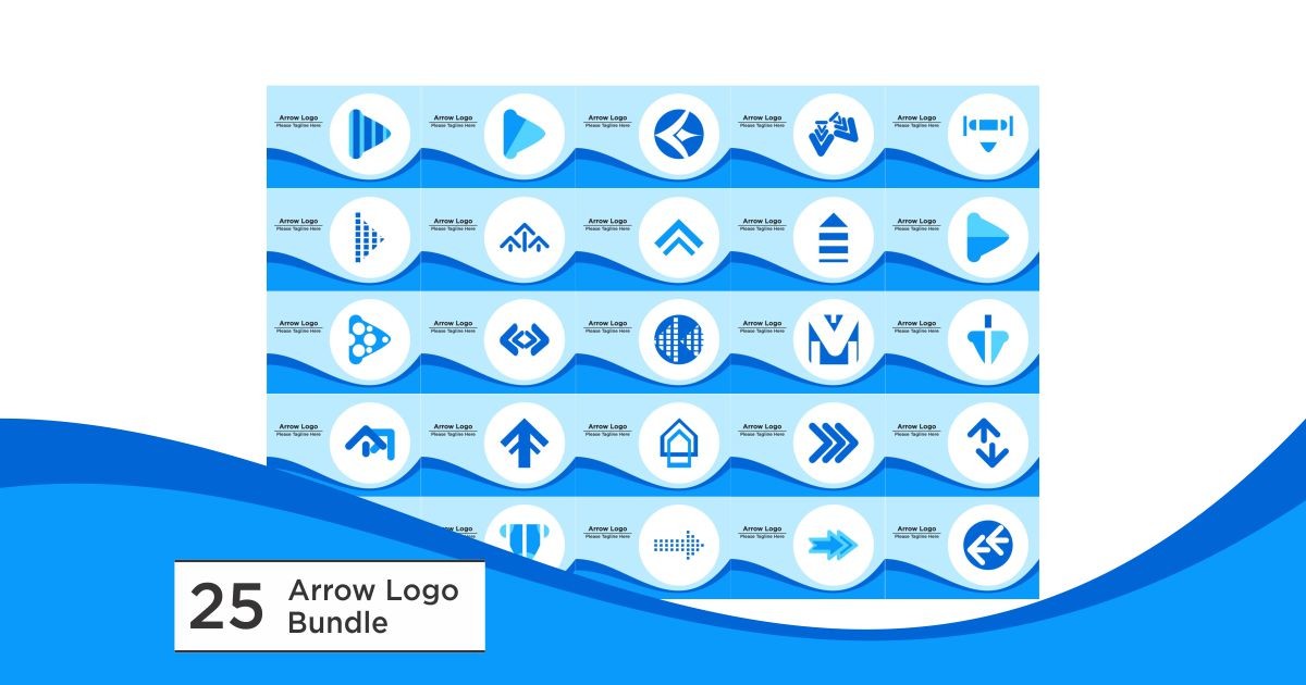 Arrows Logo Bundle 2 Bundle · Creative Fabrica