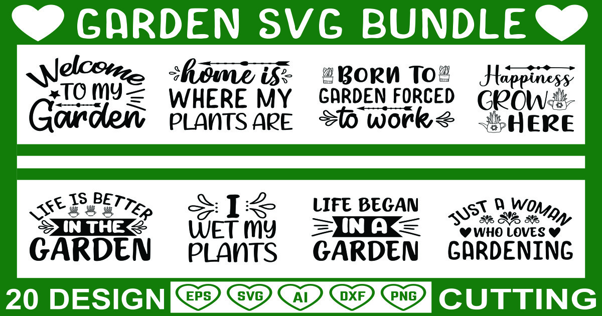 Garden SVG Bundle Bundle · Creative Fabrica