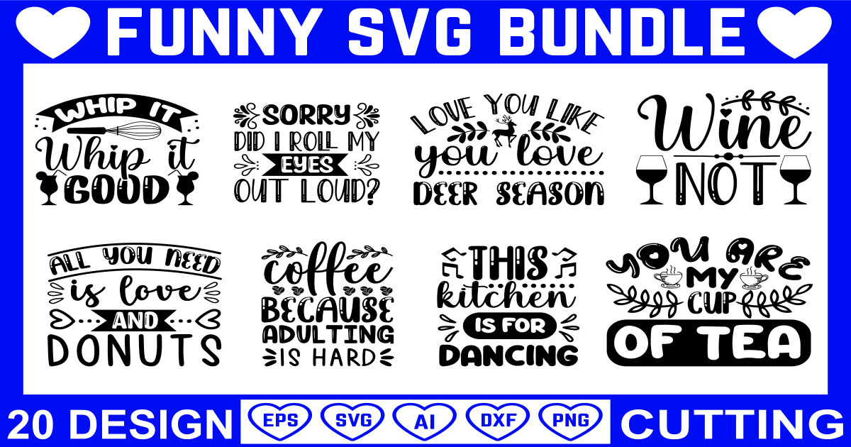 Funny SVG Bundle Bundle · Creative Fabrica