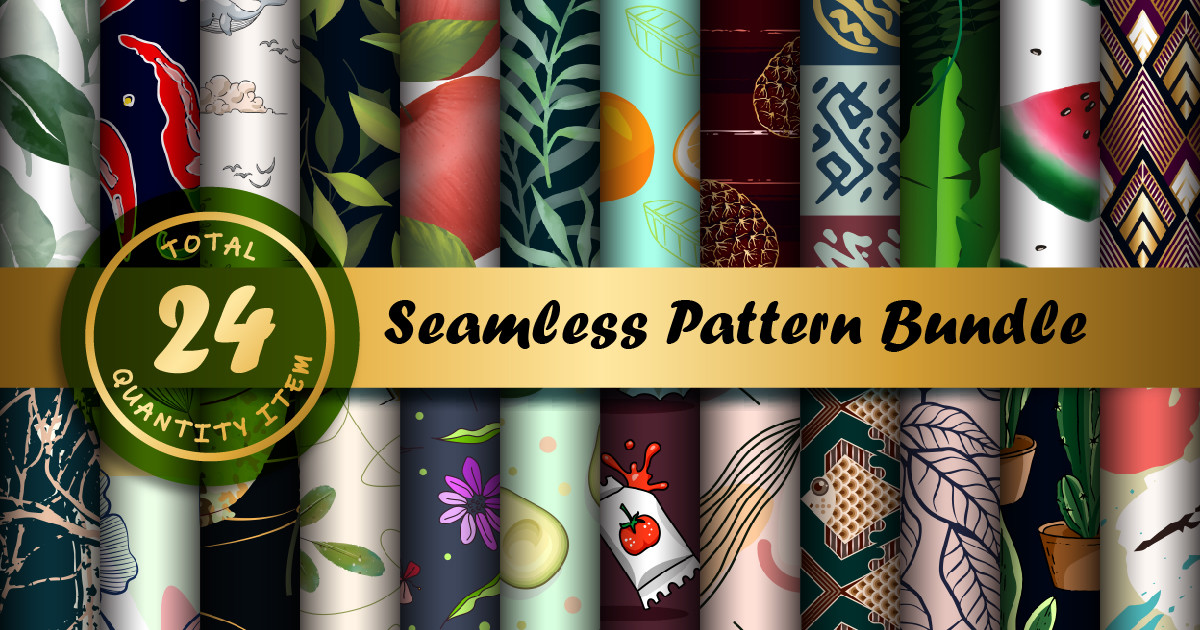 Seamless Pattern Bundle Vol.2 Bundle · Creative Fabrica