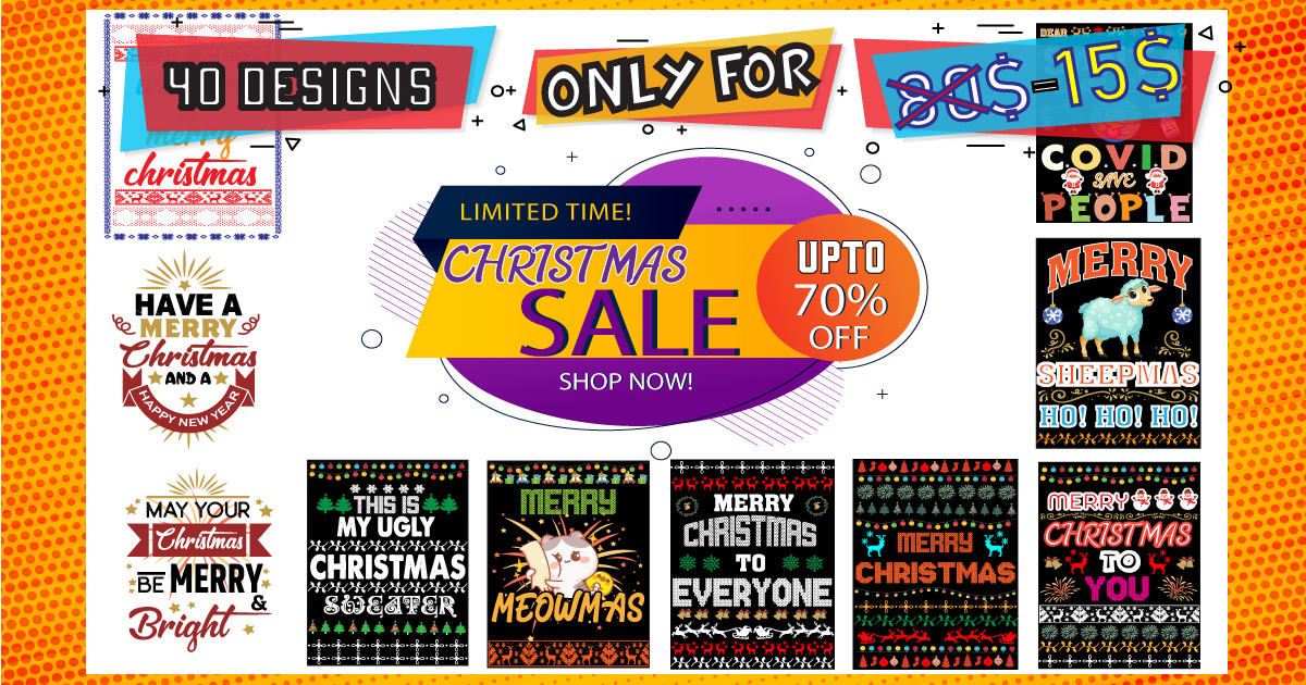 Merry Christmas Bundle Bundle · Creative Fabrica