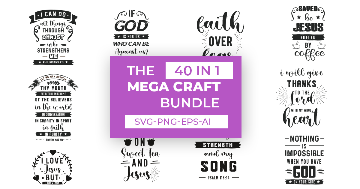 Mega Craft Bundle Bundle · Creative Fabrica