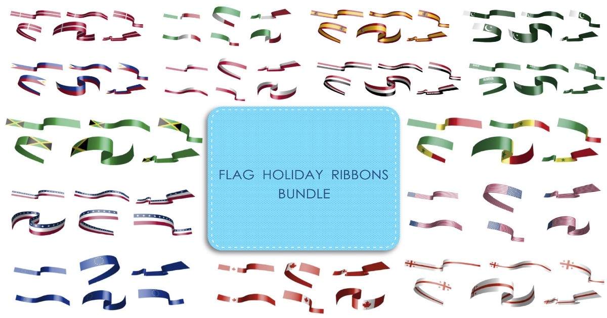 Country Ribbons Bundle Bundle · Creative Fabrica
