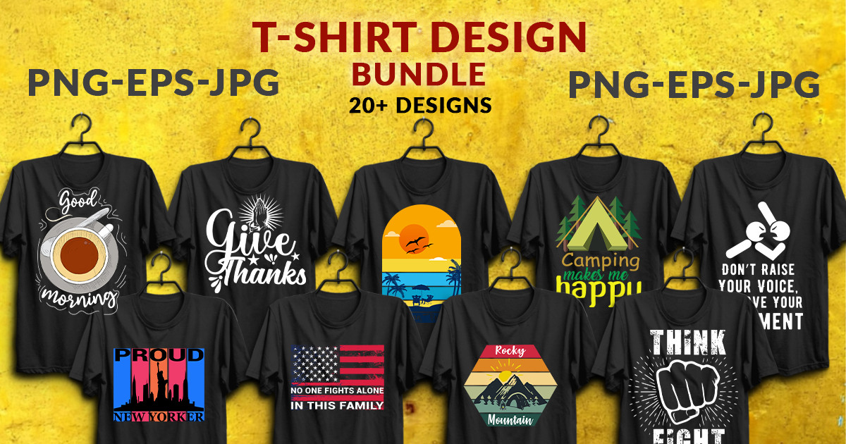 Simple Custom T-Shirt Design Bundle Bundle · Creative Fabrica