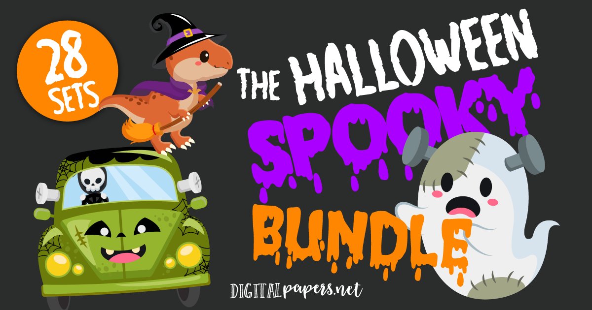 The Spooky Halloween Bundle Bundle · Creative Fabrica