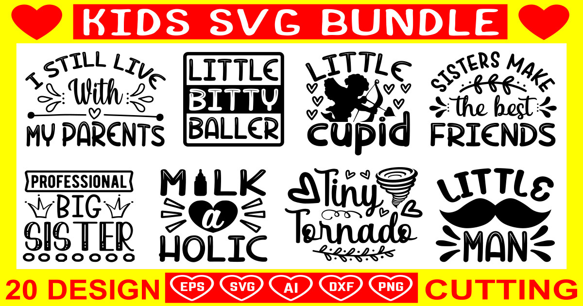 Kids SVG Bundle Bundle · Creative Fabrica