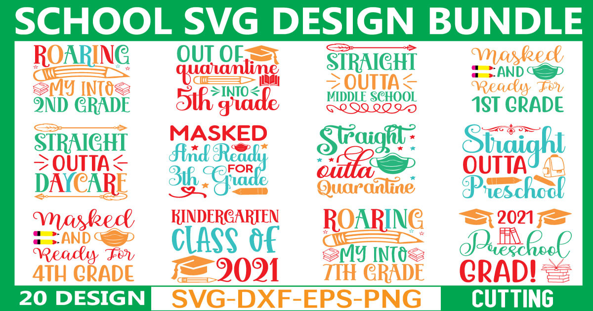 School SVG Designs Bundle Bundle · Creative Fabrica