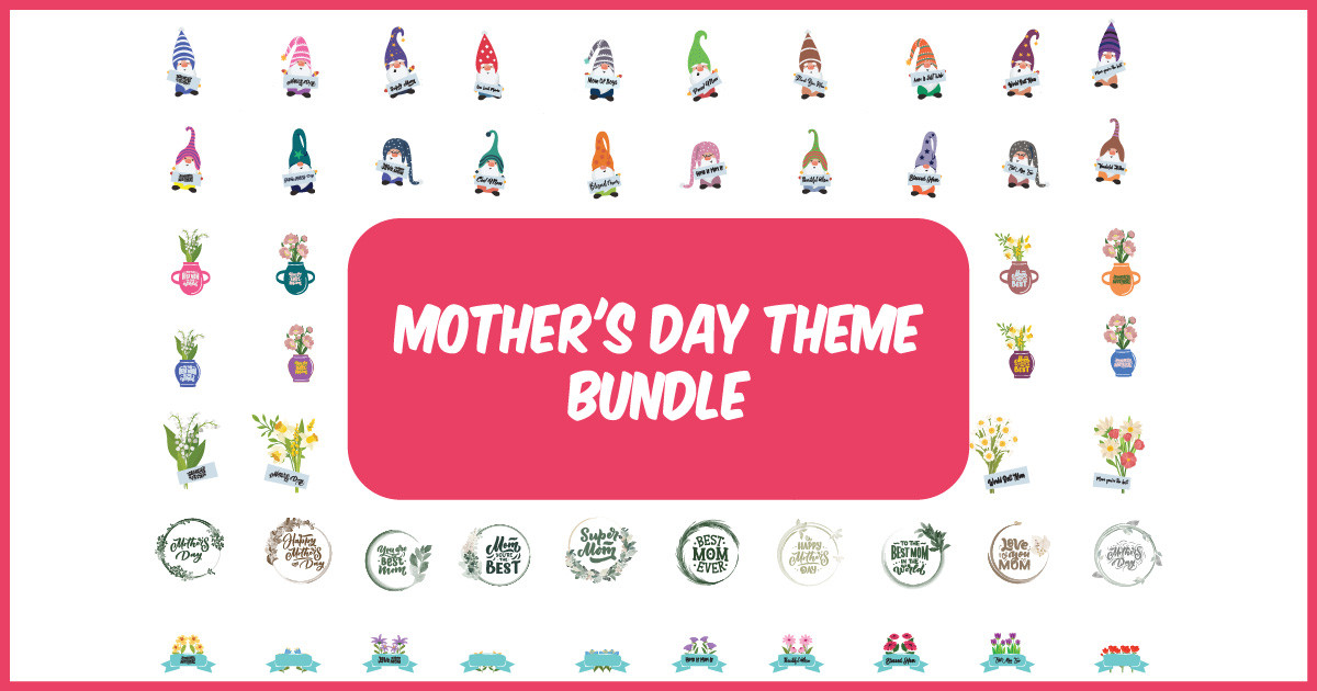 Mothers Day Mega Bundle Bundle · Creative Fabrica