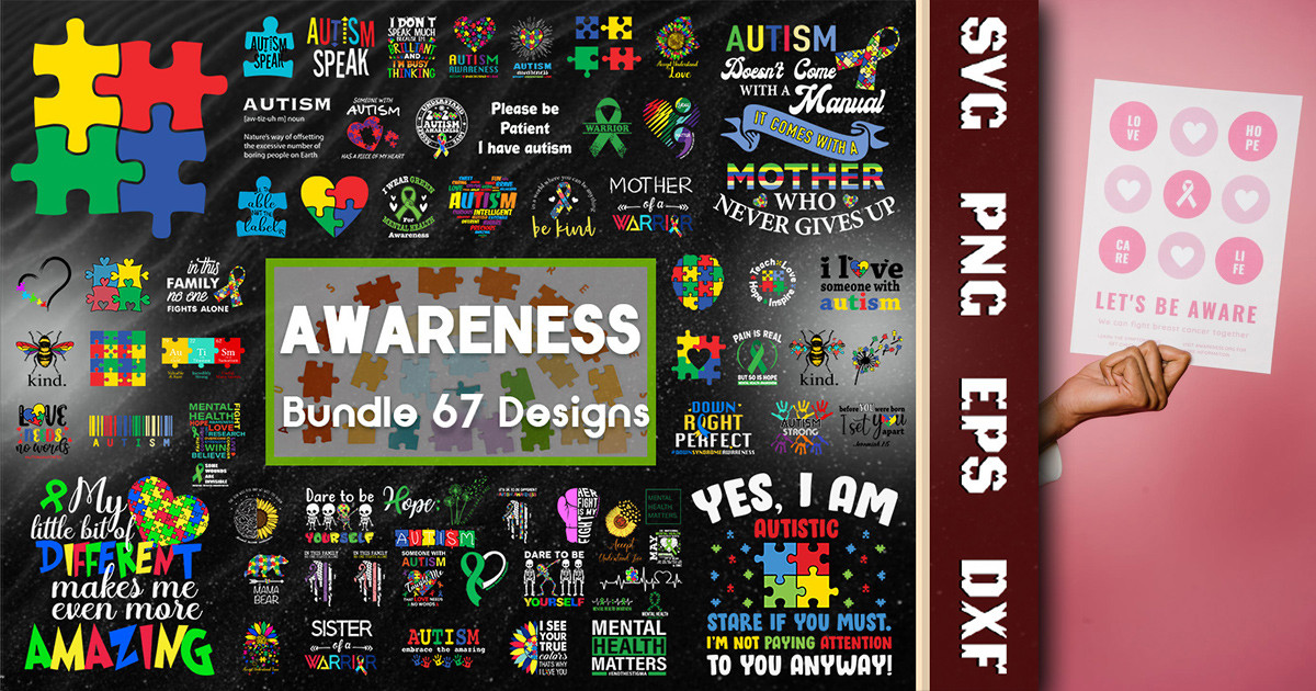 Autism Awareness Bundle Bundle · Creative Fabrica