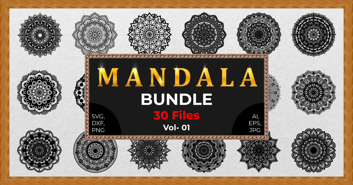 Mandala Bundle Vol 01 Bundle · Creative Fabrica