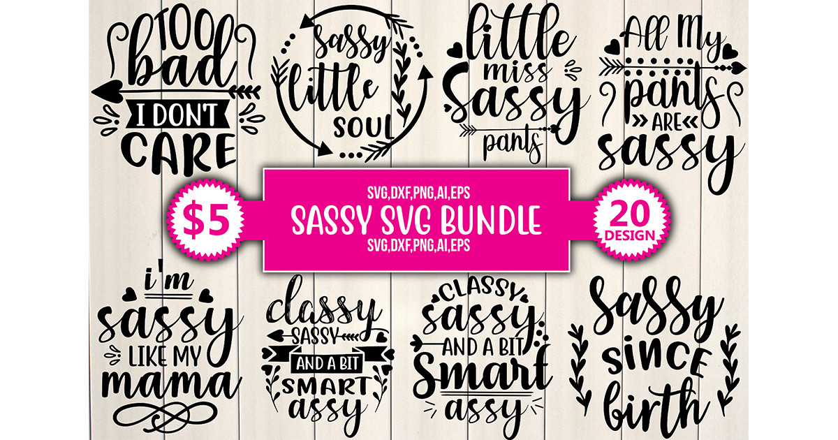 Sassy SVG Bundle Bundle · Creative Fabrica