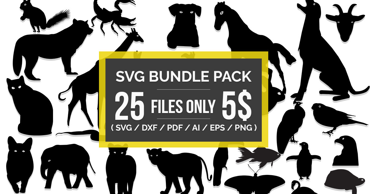 Animal SVG Bundle Bundle · Creative Fabrica