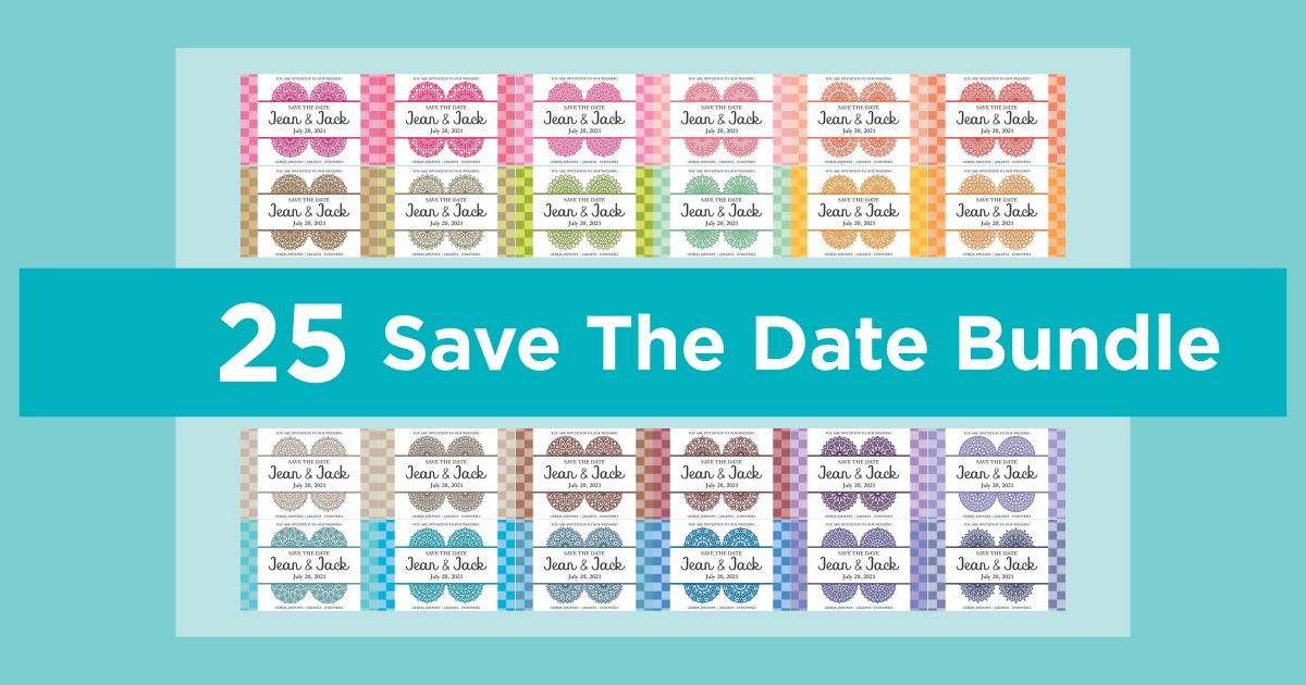 Save the Date Bundle 3 Bundle · Creative Fabrica