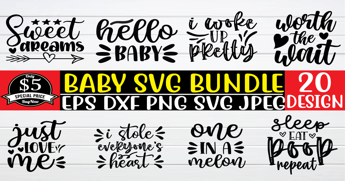 Baby SVG Bundle Bundle · Creative Fabrica