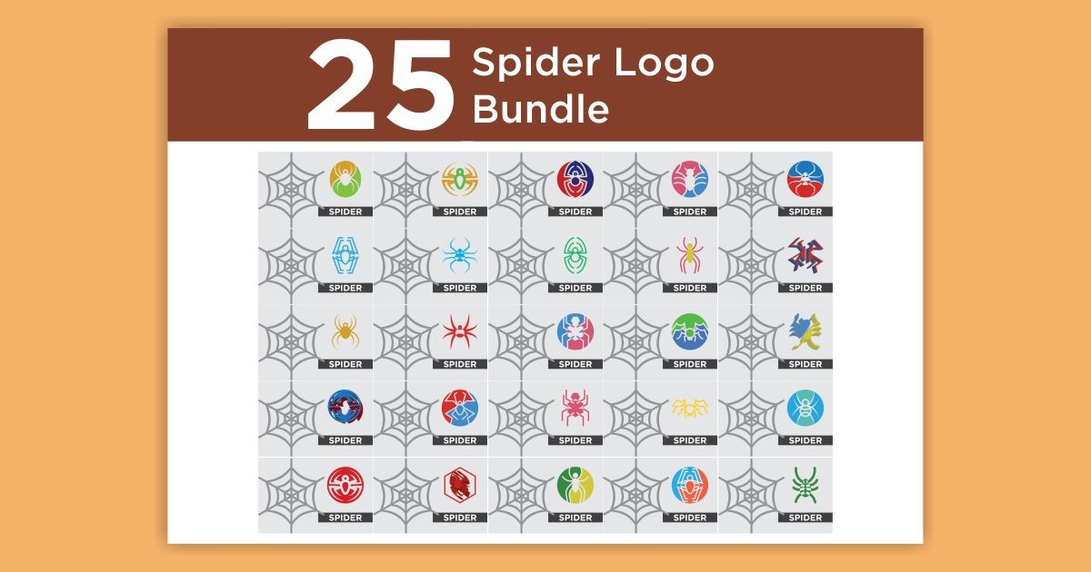 Spider Logo Bundle 2 Bundle · Creative Fabrica