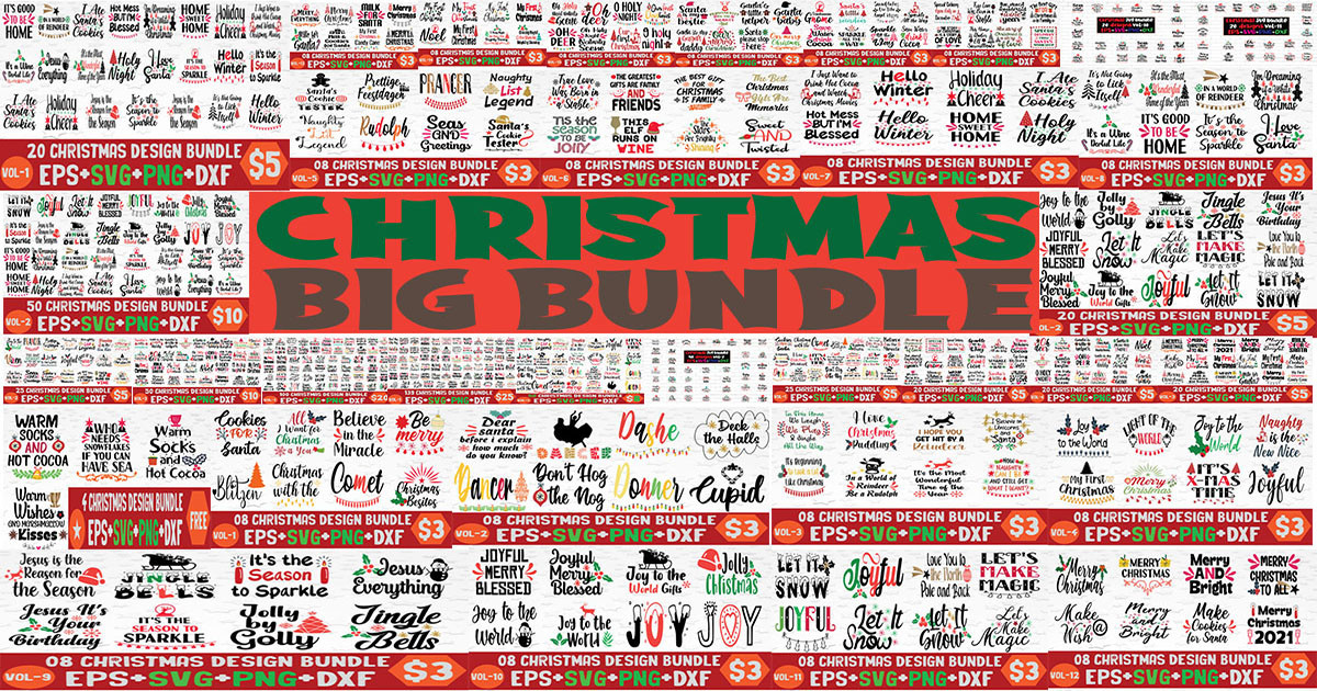 Christmas Big Bundle Bundle · Creative Fabrica