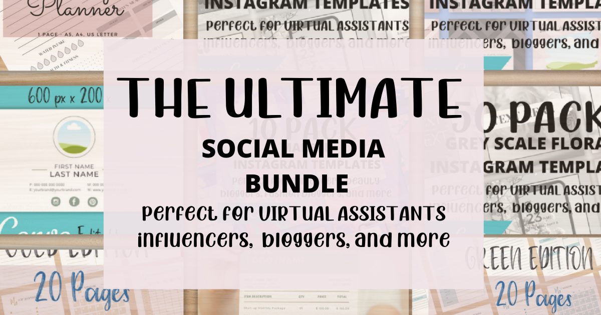 The Ultimate Social Media Bundle Bundle · Creative Fabrica