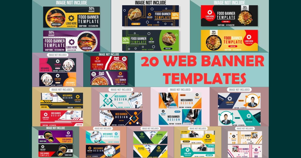Web Banner Template Bundle Bundle · Creative Fabrica