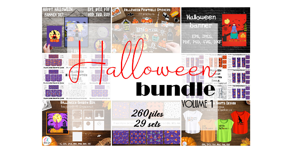 Halloween Bundle Bundle · Creative Fabrica