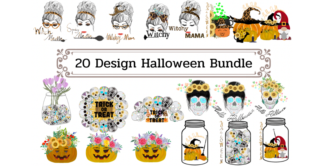 Halloween Design Bundle Bundle · Creative Fabrica